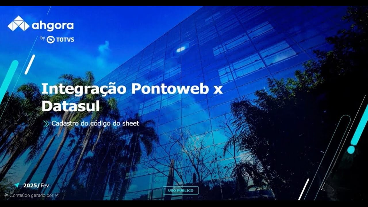 How To | PW - Ponto Web Ahgora integração com Linha Datasul Parte 2 # ...
