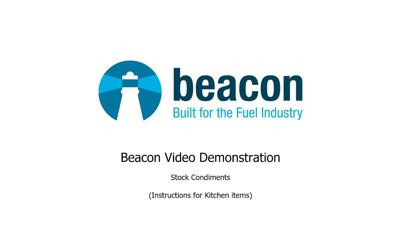 Stock Condiments (Instructions for Kitchen items) - YouTube