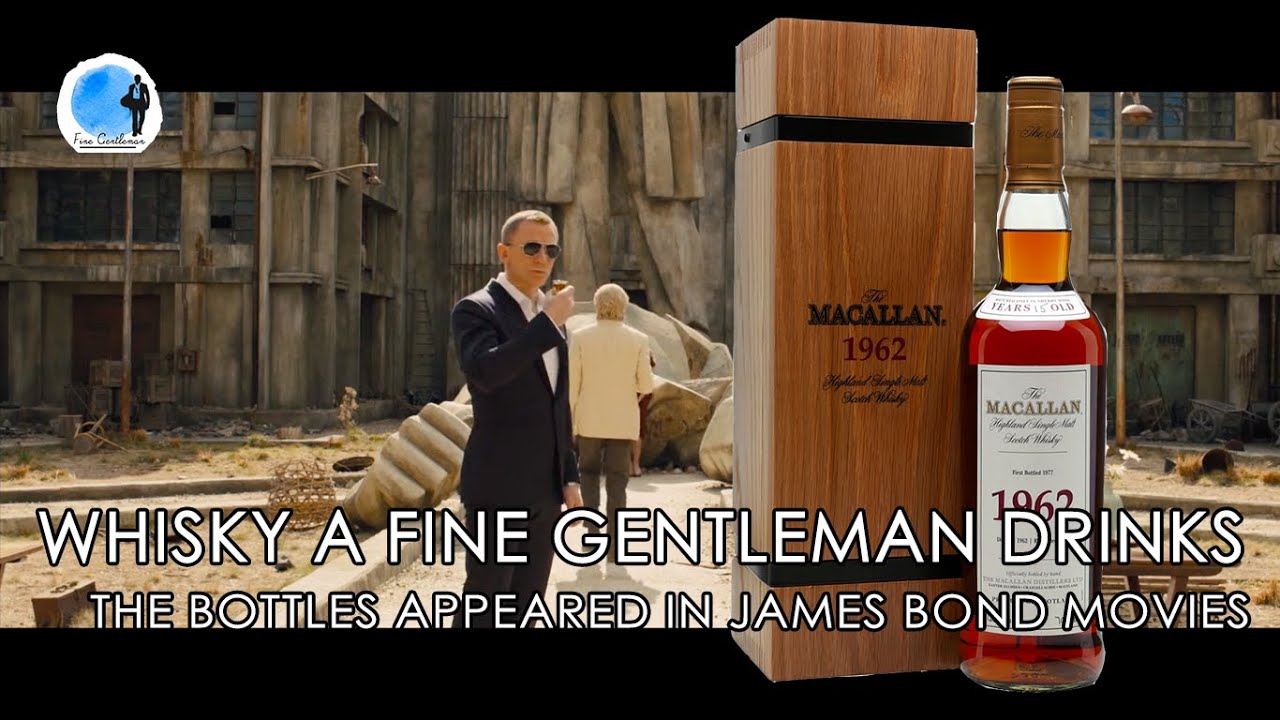 Whisky appears in James Bond's movie - YouTube