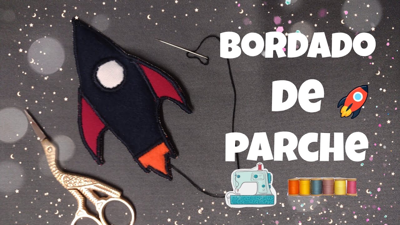 Cómo hacer un parche bordado - YouTube