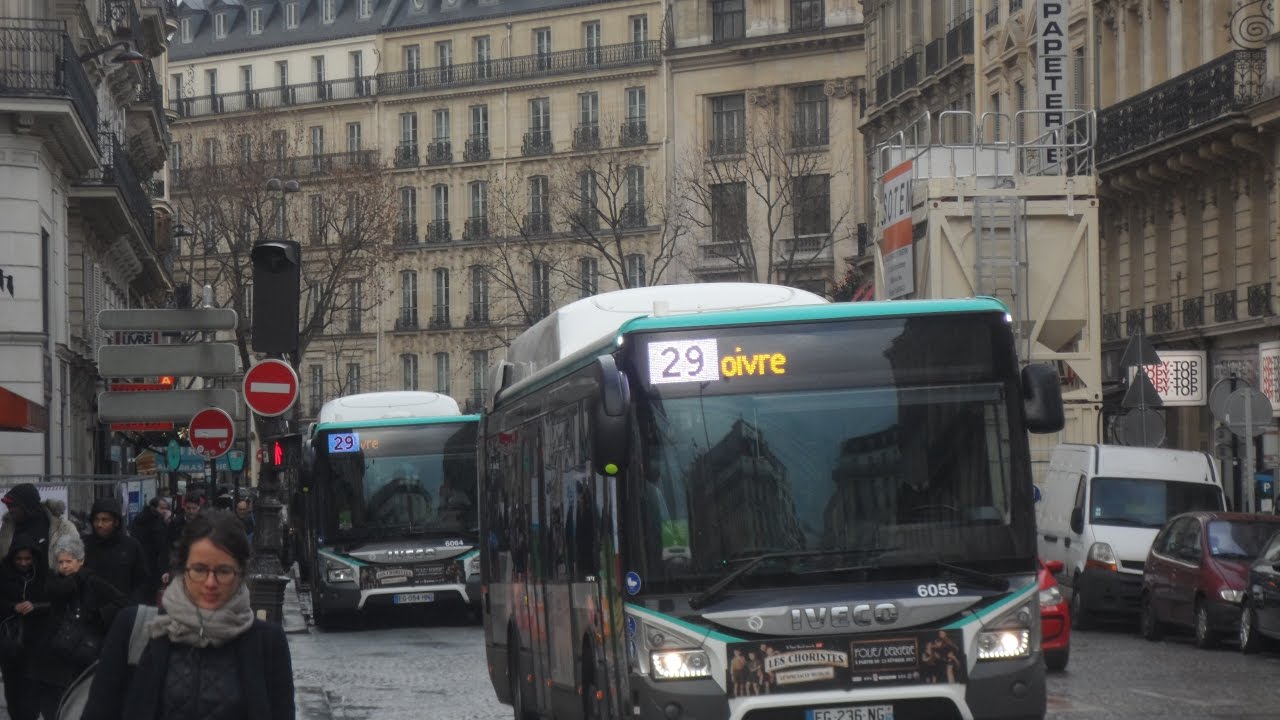 La ligne de bus RATP 29 : Gare Saint-Lazare - Porte de Montempoivre ...