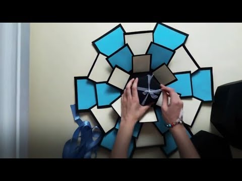 Sevgiliye Hediye - Patlayan Kutu , Exploding Box / Anı Defteri / Evlilik Teklifi ( El Yapımı )