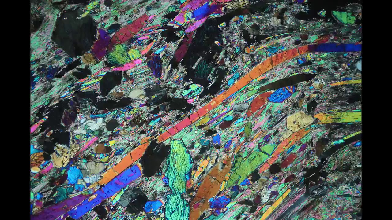 31. Thin section video: Tremolite + Talc 2 - YouTube