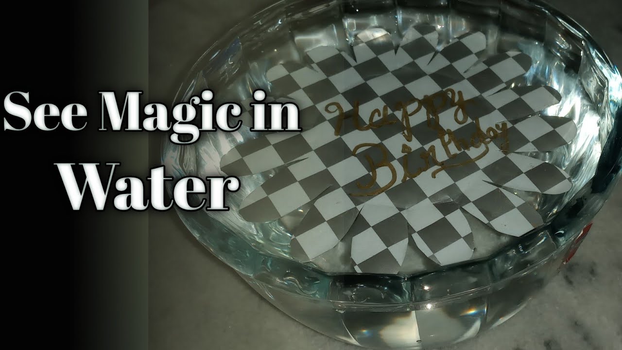 The magic of paper flowers blooming in water | Simple and Interesting ...