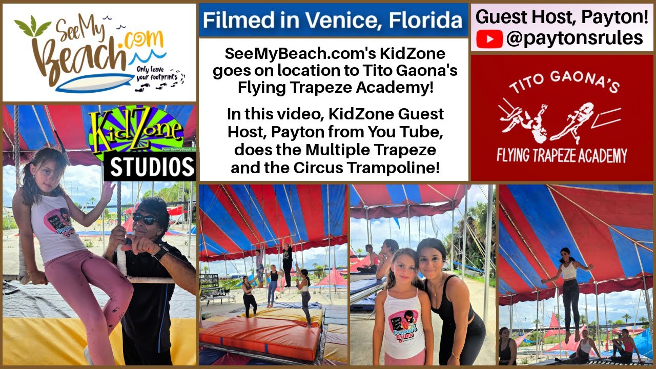 Payton @PaytonsRules does the Multiple Trapeze and Trampoline at Tito ...