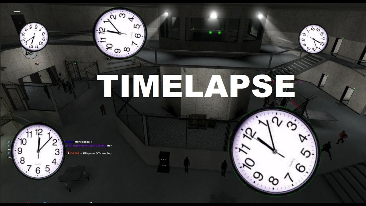 TIMELAPSE ZONE CARCERALE SCP-RP COSMOS - YouTube