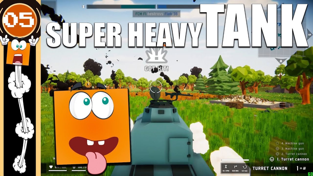 TANK TERKUAT SAAT INI? Super Heavy Tank, Total Tank Simulator #5 - YouTube