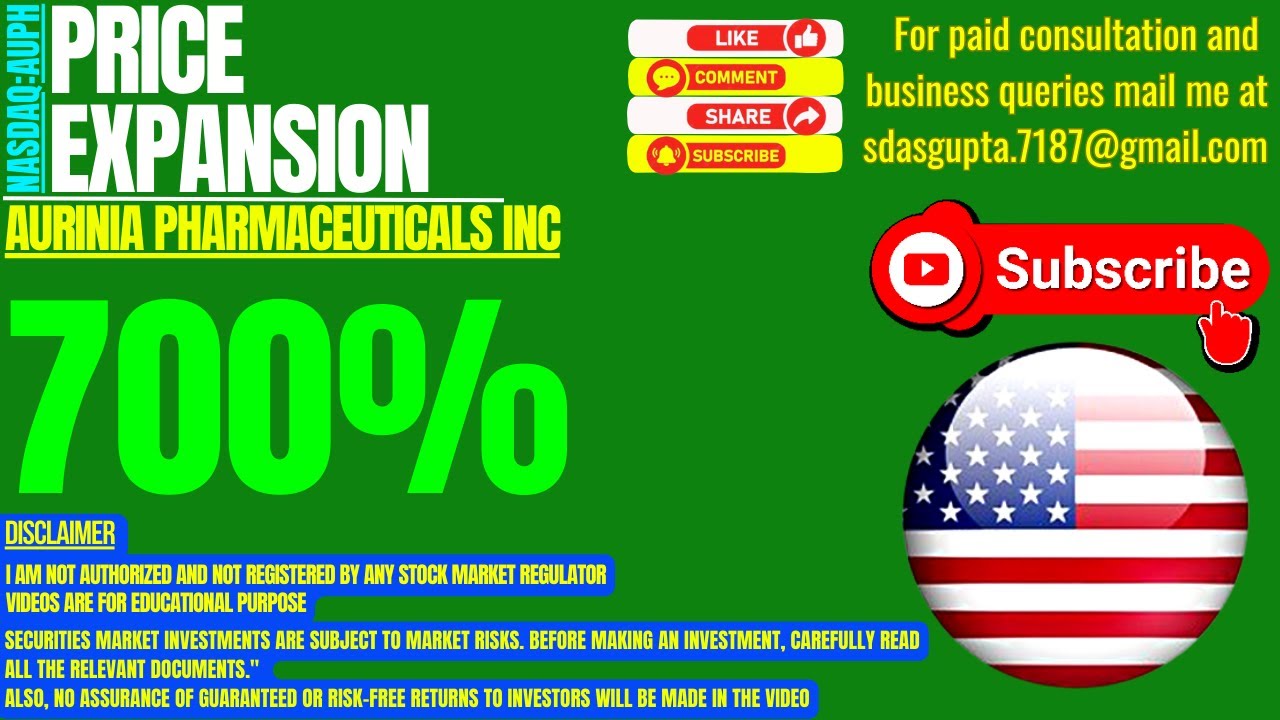 AUPH STOCK | AURINIA PHARMACEUTICALS INC PRICE EXPANSION - YouTube