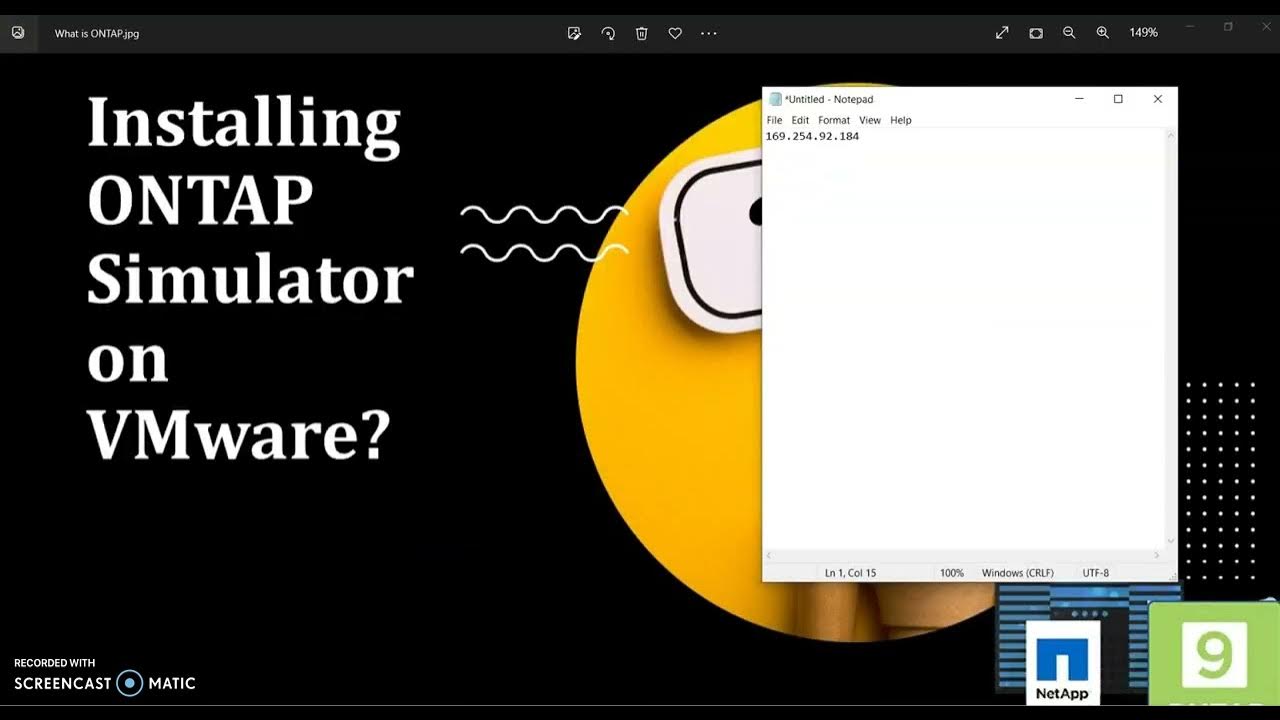 Installing NetApp ONTAP Simulator Node 2 - YouTube