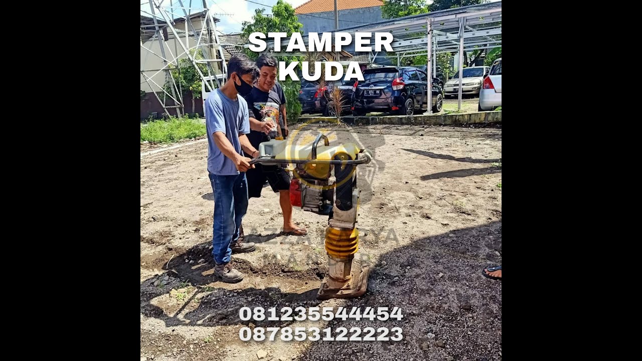 Jasa Pemadatan Tanah Menggunakan Stamper Kuda, Proyek Bendul Merisi ...
