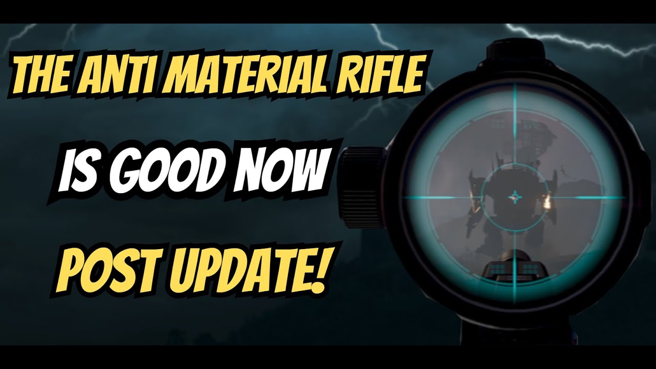 Helldivers 2 - The Lethal Power of the New Anti-Material Rifle! - YouTube