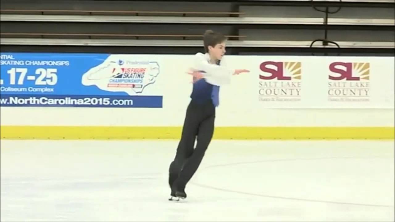 2014 US Challenge Skate - Novice Free Skate - Eric Sjoberg - YouTube