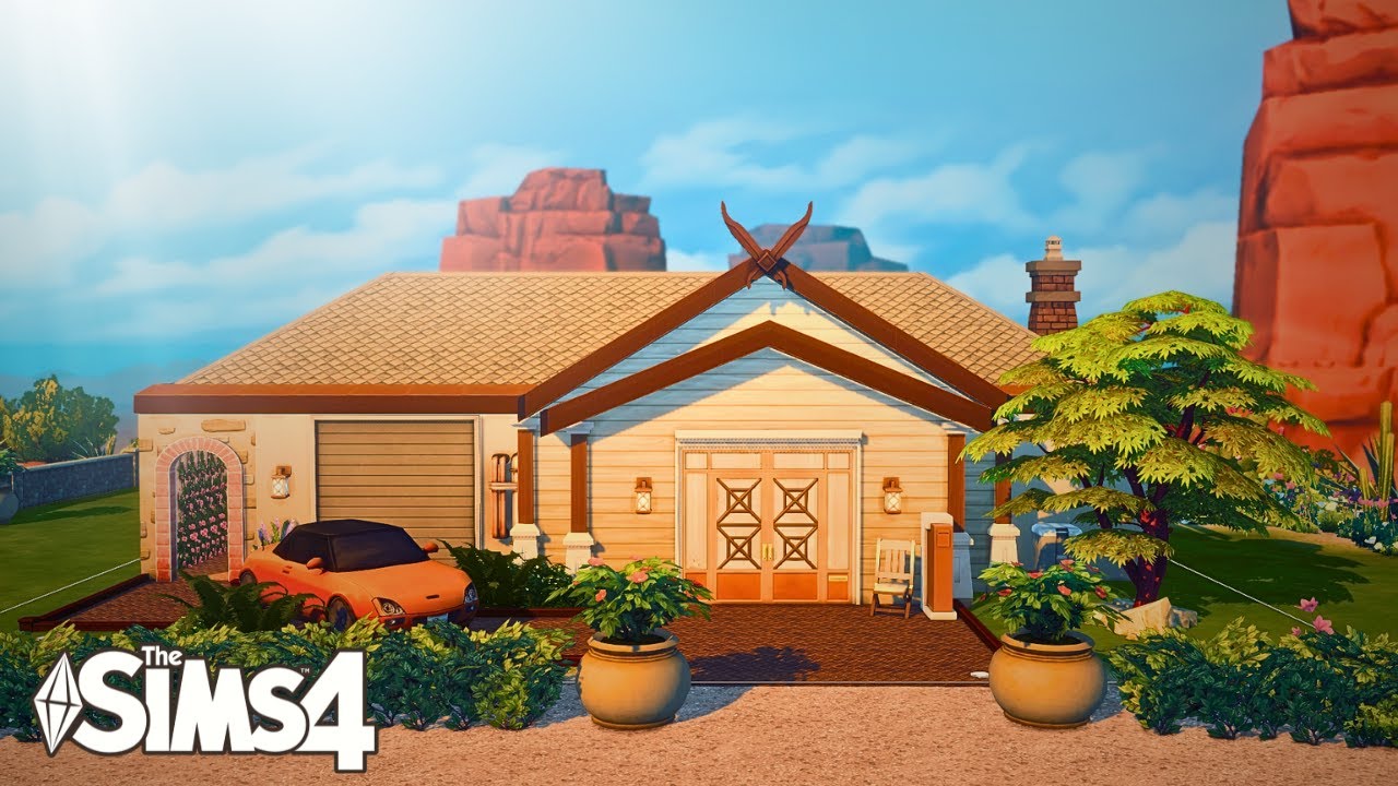 One Story Family House | Sims 4 Stop Motion Speed Build [ No CC ] - YouTube