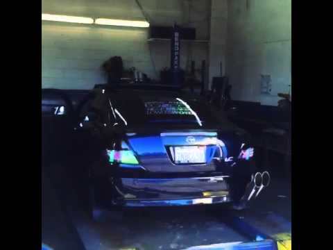 1st gen scion tc dual blast pipes - YouTube