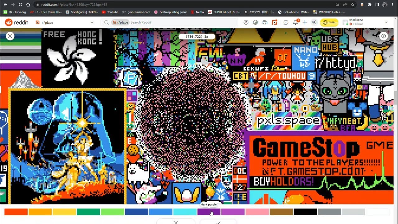 defending the osu! logo in r/place - YouTube