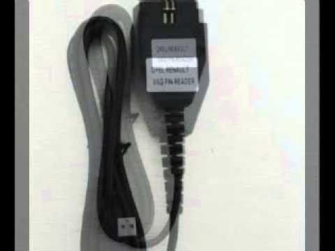 renault card key programmer via obdii,Renault PIN Code reading Key programming - YouTube