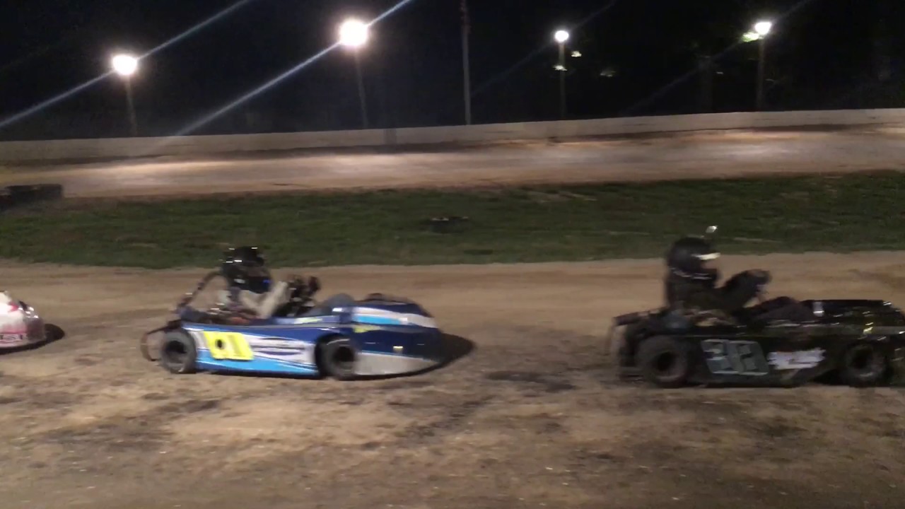 Club Milton Speedway-6/30/17-Jr. Outlaw Feature-Garrison #10 - YouTube