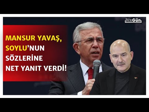 Soylu, seçim için 'darbe girişimi' demişti... Mansur Yavaş'tan sert yanıt: \
