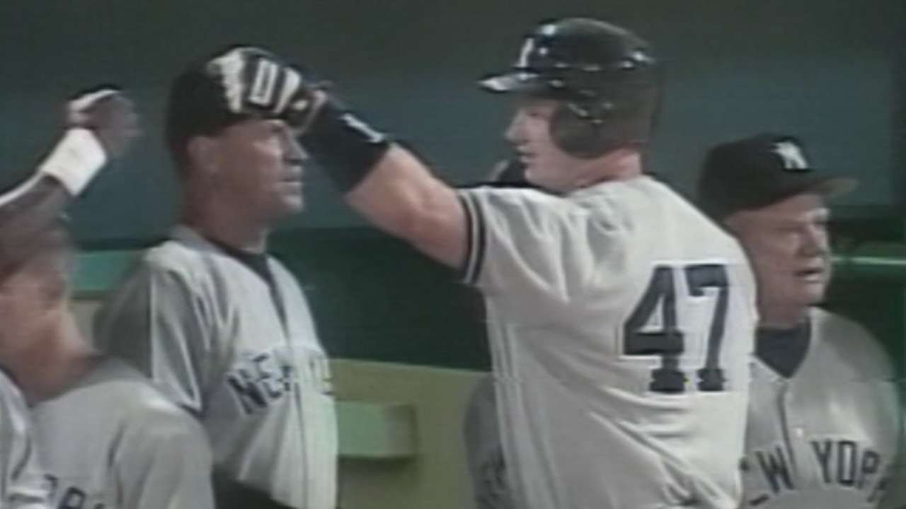 Shane Spencer hits his third homer of 1998 season - YouTube