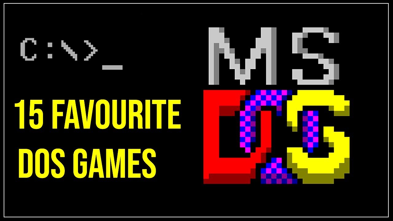 15 Favourite MS-DOS Games | UNFORGETTABLE MS-DOS Games!!! - YouTube