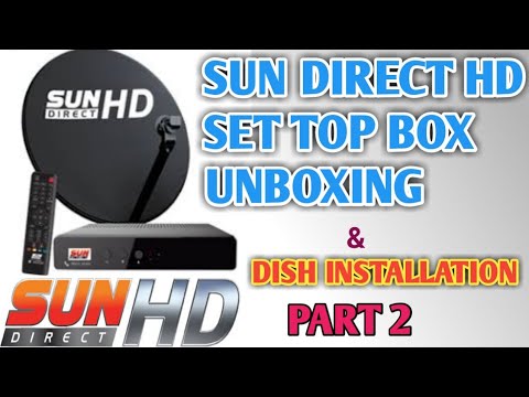 Sun direct HD settop box dish signal settings part2 tamil - YouTube