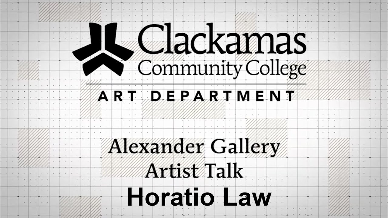 Alexander Gallery | Artist Talk with Horatio Law - YouTube