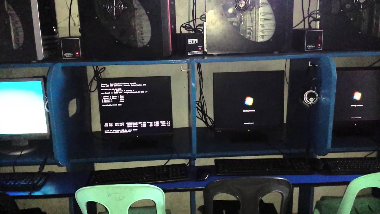 batch booting obm diskless 10/100 client - YouTube