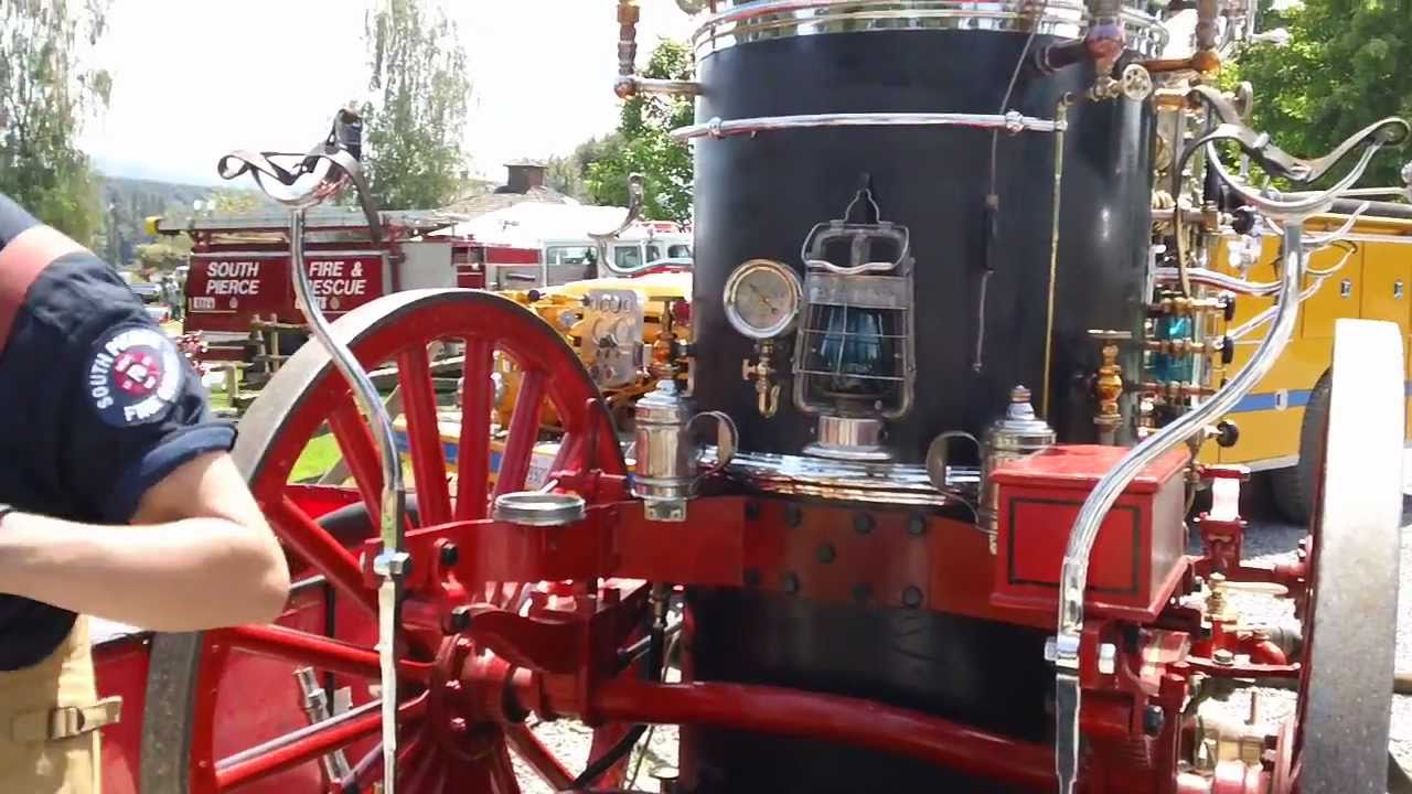 Part 1 Antique Fire Truck (Steamer Pump) @WilcoxFarms - YouTube