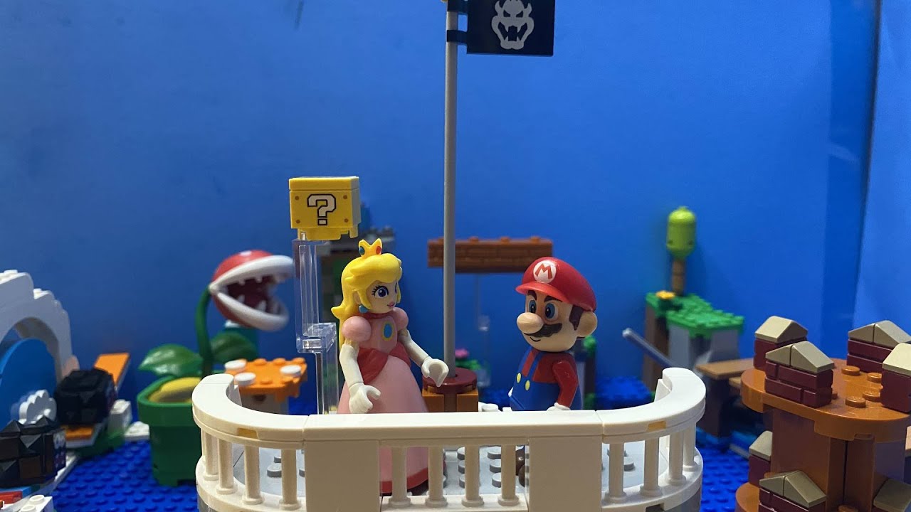 The Super Mario Bros. Movie Training Course Scene In Lego - YouTube