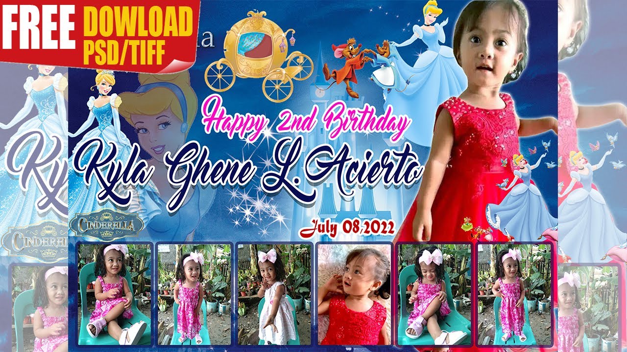 HOW TO CREATE A CINDERELLA TARPAULIN DESIGN I KYLA GHENE L ACIERTO ...