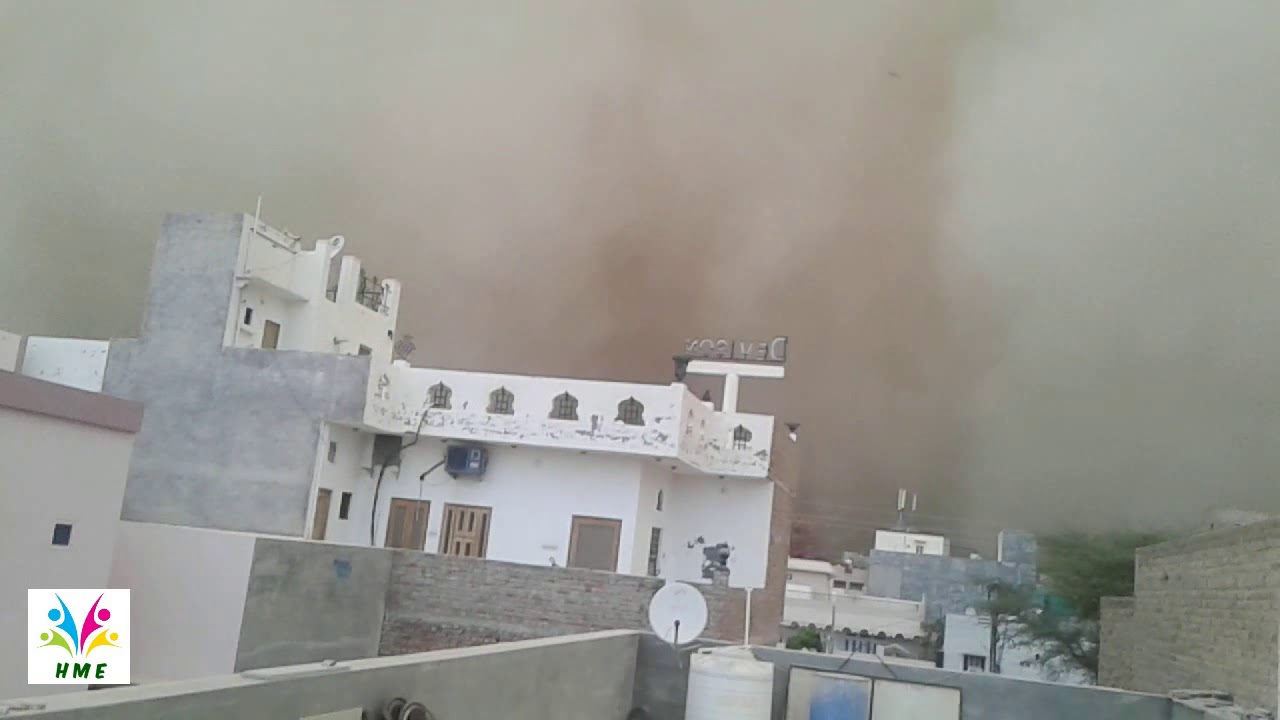 DUST STORM seen in india | HUGE SAND STORM | DUST STORM in rajasthan ...