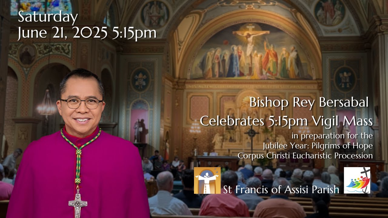 Saturday Vigil Mass with Bishop Rey Bersabal - YouTube