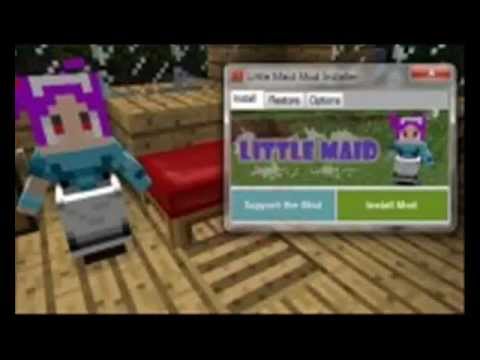 Come installare Little maid mod - ita, download Minecraft - YouTube