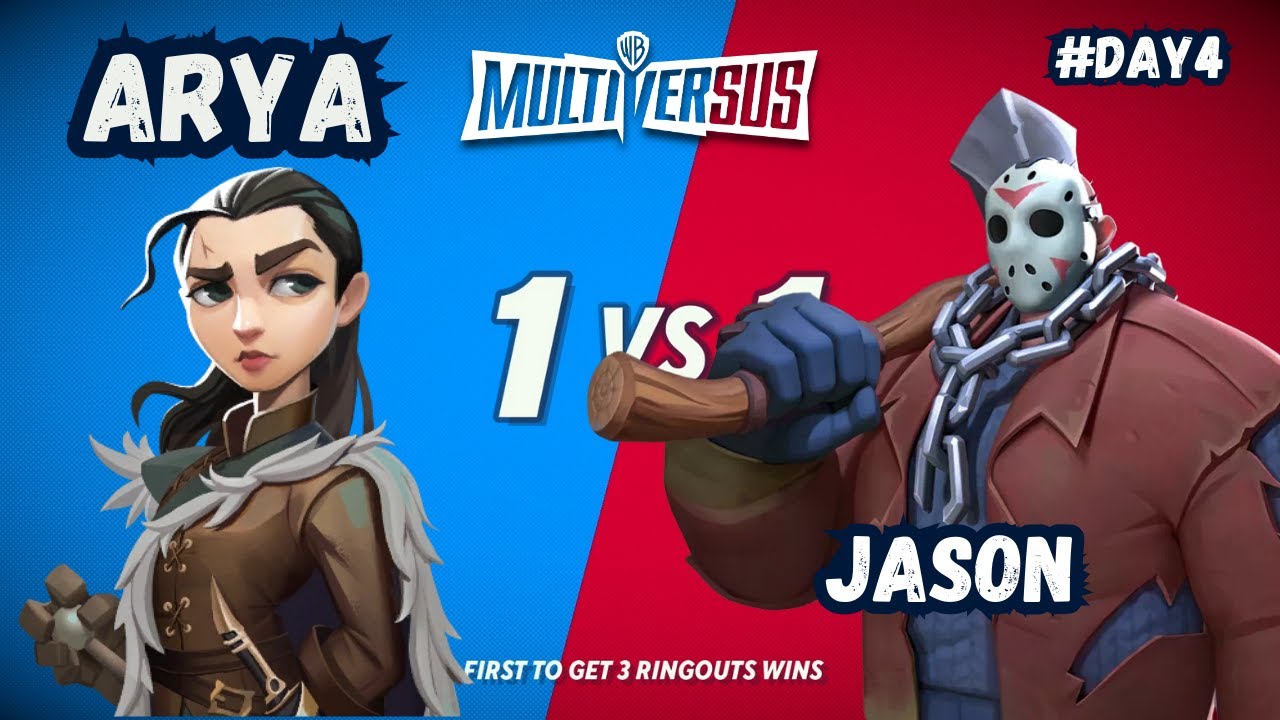 Arya vs Jason Multiversus PvP Day 4 - YouTube