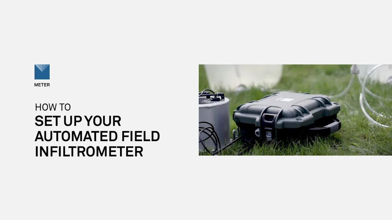 SATURO: How to set up your automated field infiltrometer (video 2 of 3 ...