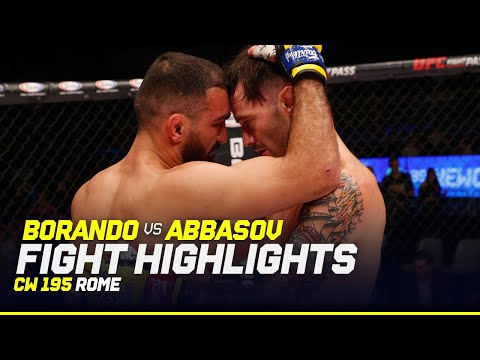 COLD TKO FINISH 🥶 | Luca Borando vs. Tariel Abbasov | CW 195 Rome FIGHT HIGHLIGHTS