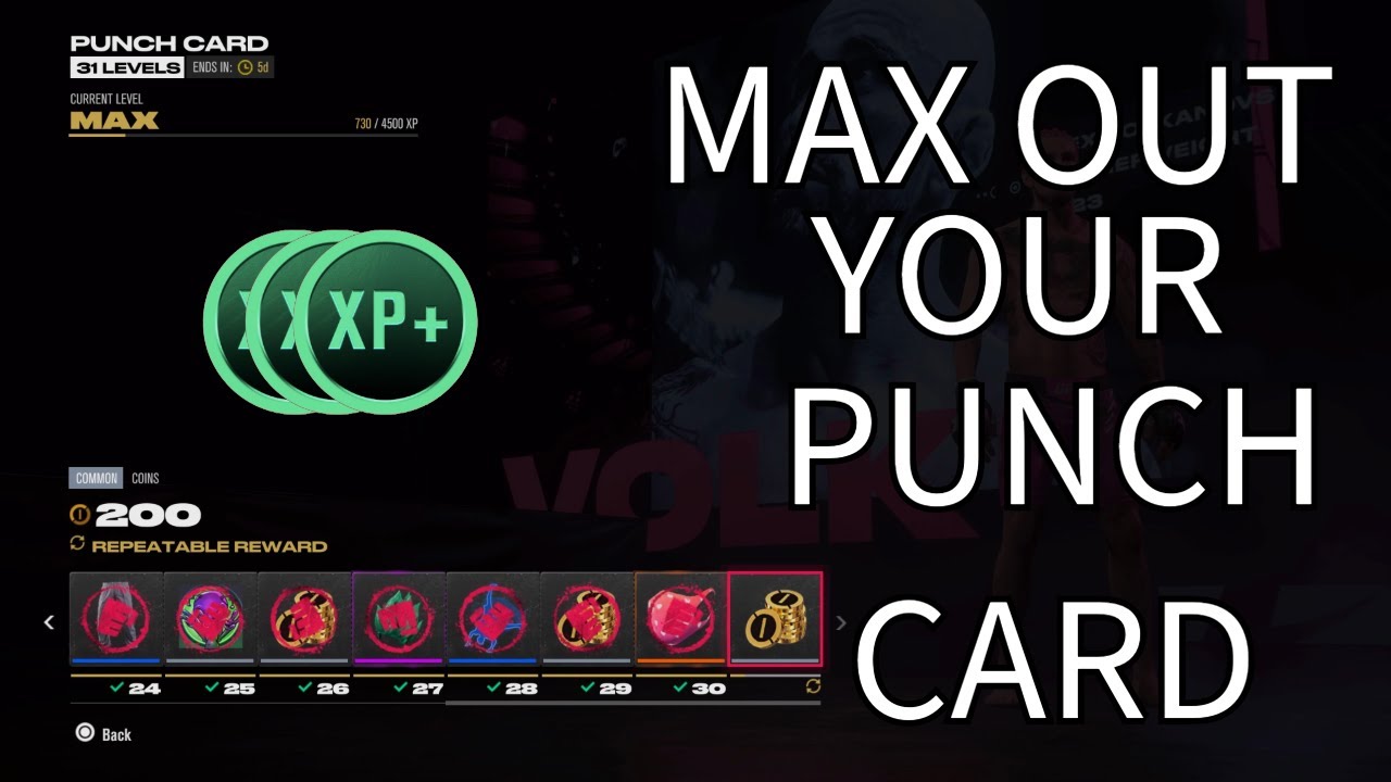 UFC 5 Easy XP Method To Quickly Finish Punch Card - YouTube