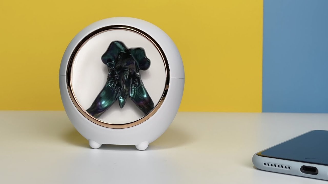 Ferrofluid Bluetooth Speaker - Audio Visualizer - demo1 by Ferrofluid.com - YouTube