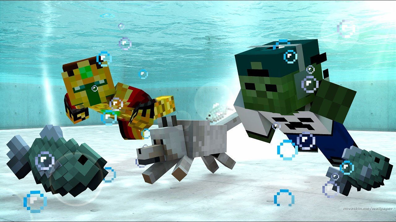 EXPLORING THE OCEAN WITH ZOMBIE MATTY AND ZOMBIE CYRUS / OCEAN TEMPLE ...