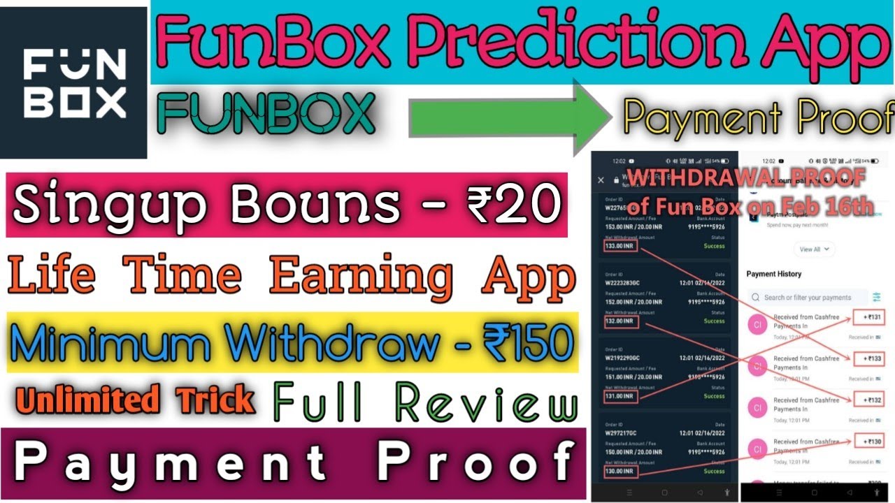 FunFox Colour Prediction App|| FunBox App Live Withdraw Proof | Fun Box ...