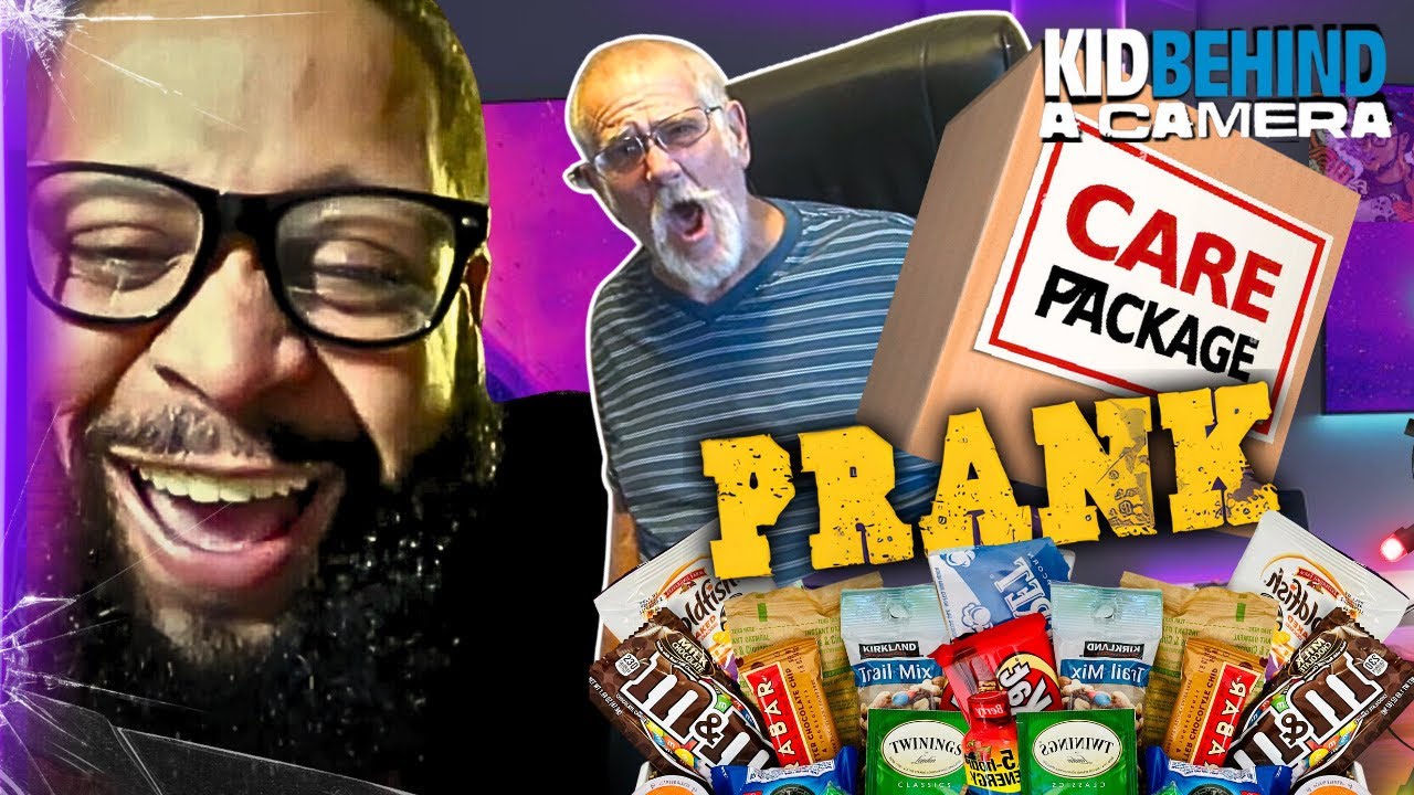 Grandpa's Care Package Prank | REACTION !!! - YouTube