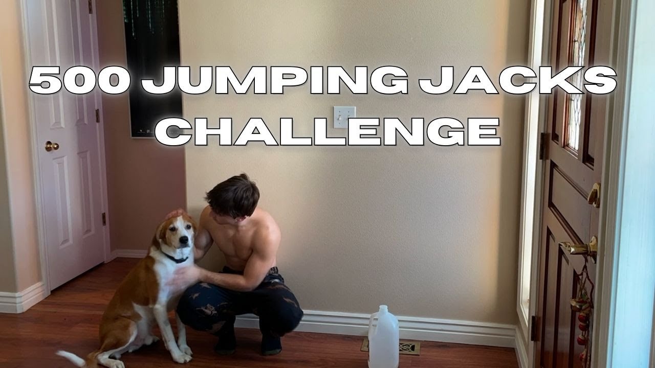 500 JUMPING JACKS - Self Improvement Challenge Day 19 - YouTube