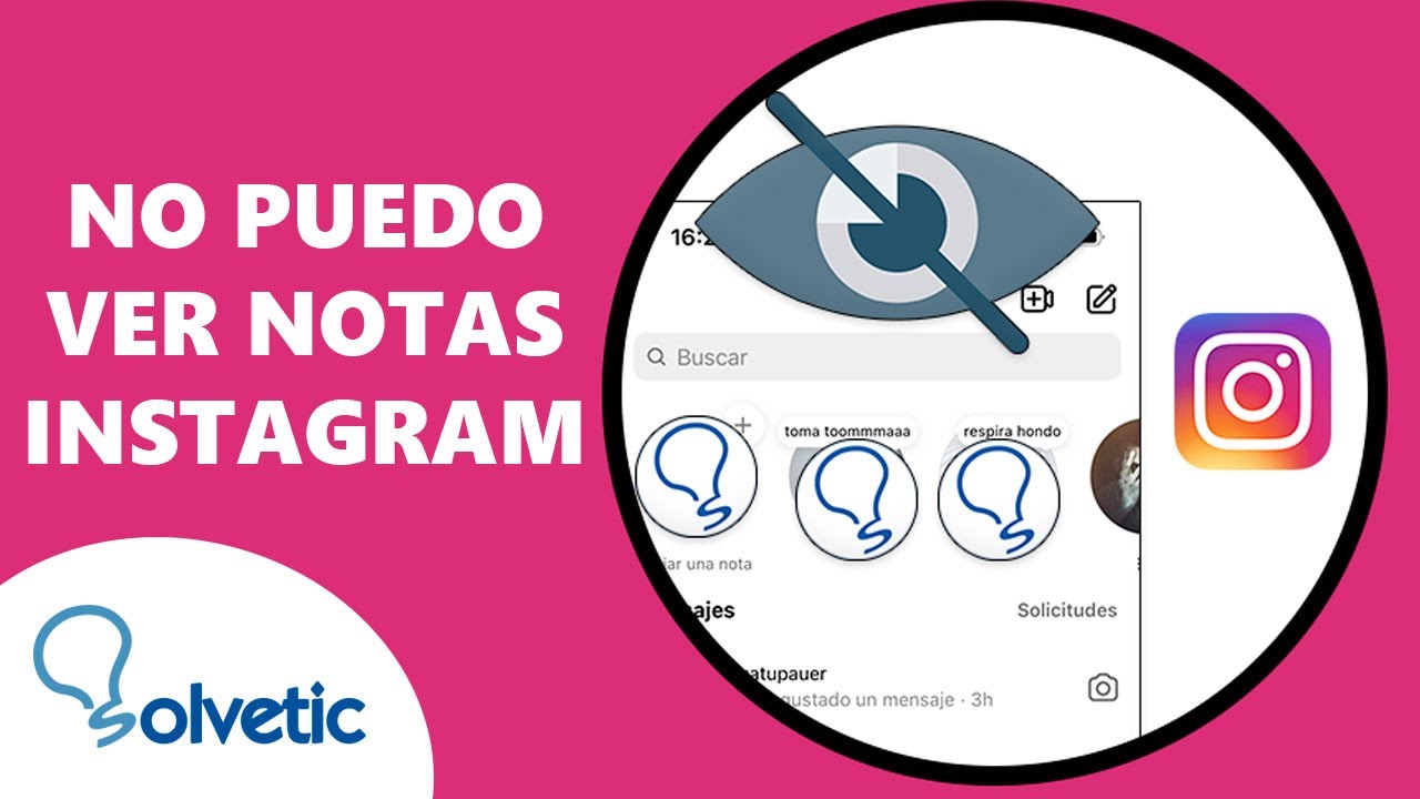 NO PUEDO VER NOTAS INSTAGRAM - YouTube