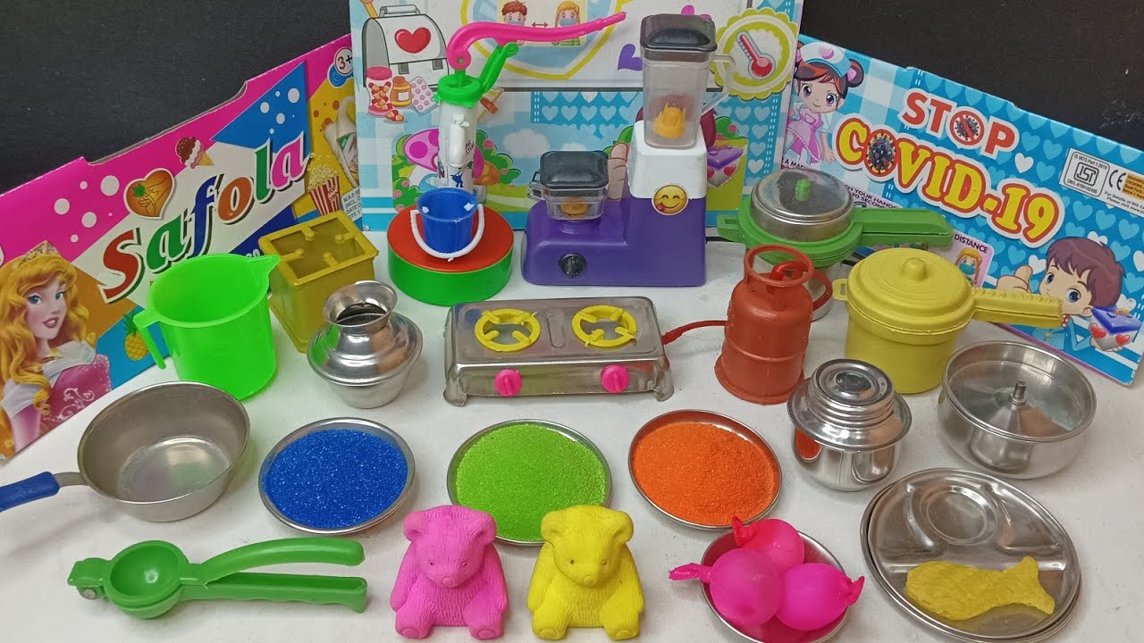 Play with Amazing mini kitchen set @MINI CLAY |@Dolliyon - YouTube