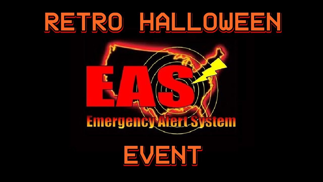 Retro Halloween Emergency Alert Event - YouTube