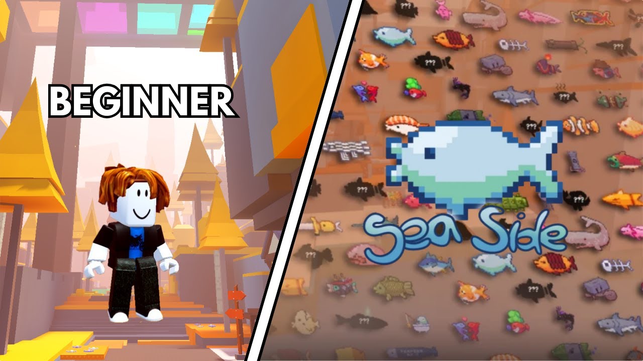 Trying Seaside game on ROBLOX - YouTube