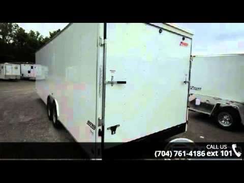 2016 PACE AMERICAN 28 ft Enclosed - Trailers of the East ... - YouTube
