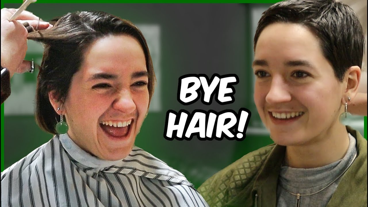 Kristie's DIY Chop to Stunning Short Pixie! Epic Hair Transformation ...