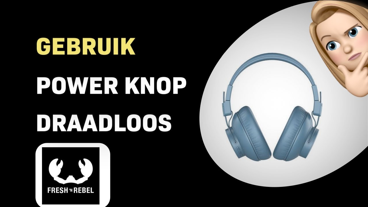 Hoe gebruik je de Power Knop Draadloos op Fresh 'n Rebel ANC ...