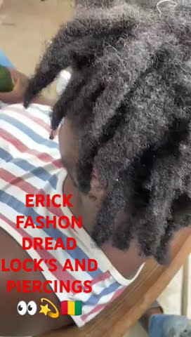 ERICK FASHON DREAD LOCK'S AND PIERCINGS 👀💫🇬🇳 - YouTube